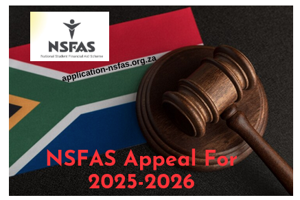 NSFAS Appeal For 2025-2026 - www.nsfas.org.za